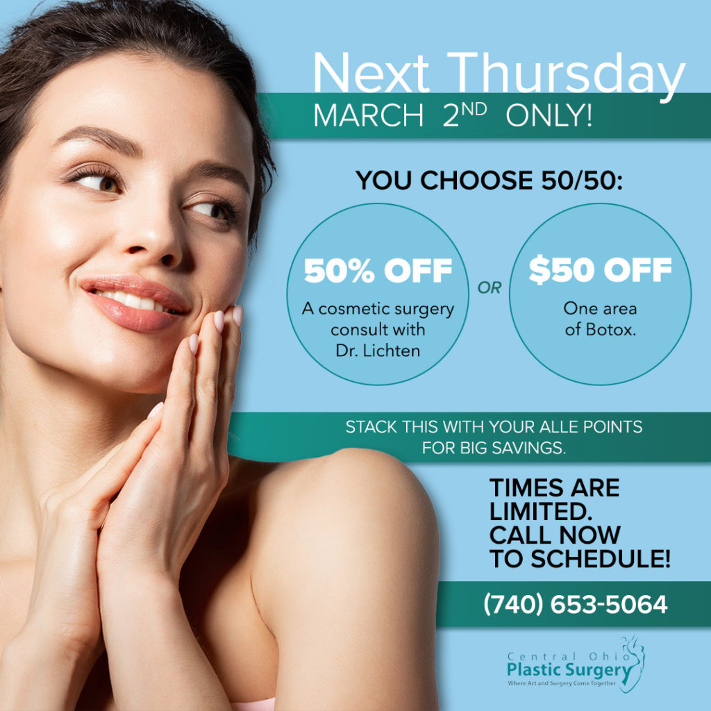 Cosmetic Surgery Specials Columbus | Plastic Surgery Promotions